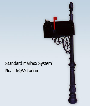 Standard Mailbox System - No. L-60/Victorian - Lawler Manufacturing Company